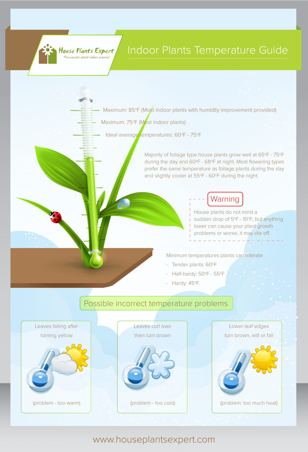 House and Indoor Plants Temperature Guide - House Plants Expert
